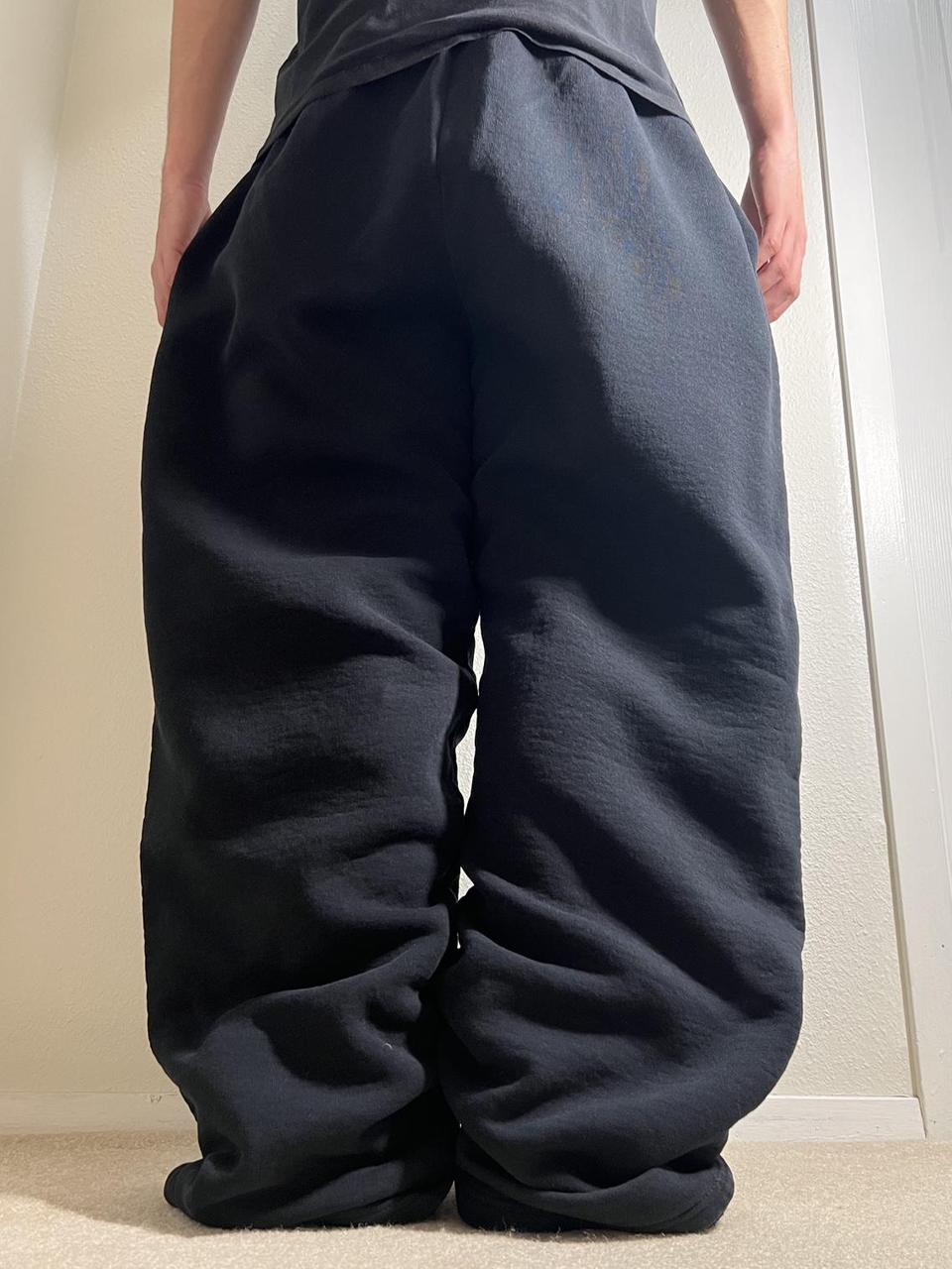 Hella clean cyber y2k grunge faded Baggy Russell... - Depop