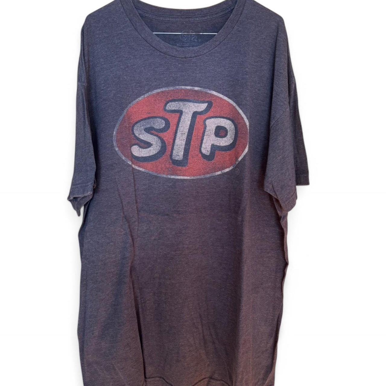 Navy blue vintage STP band tee bandtee | Depop