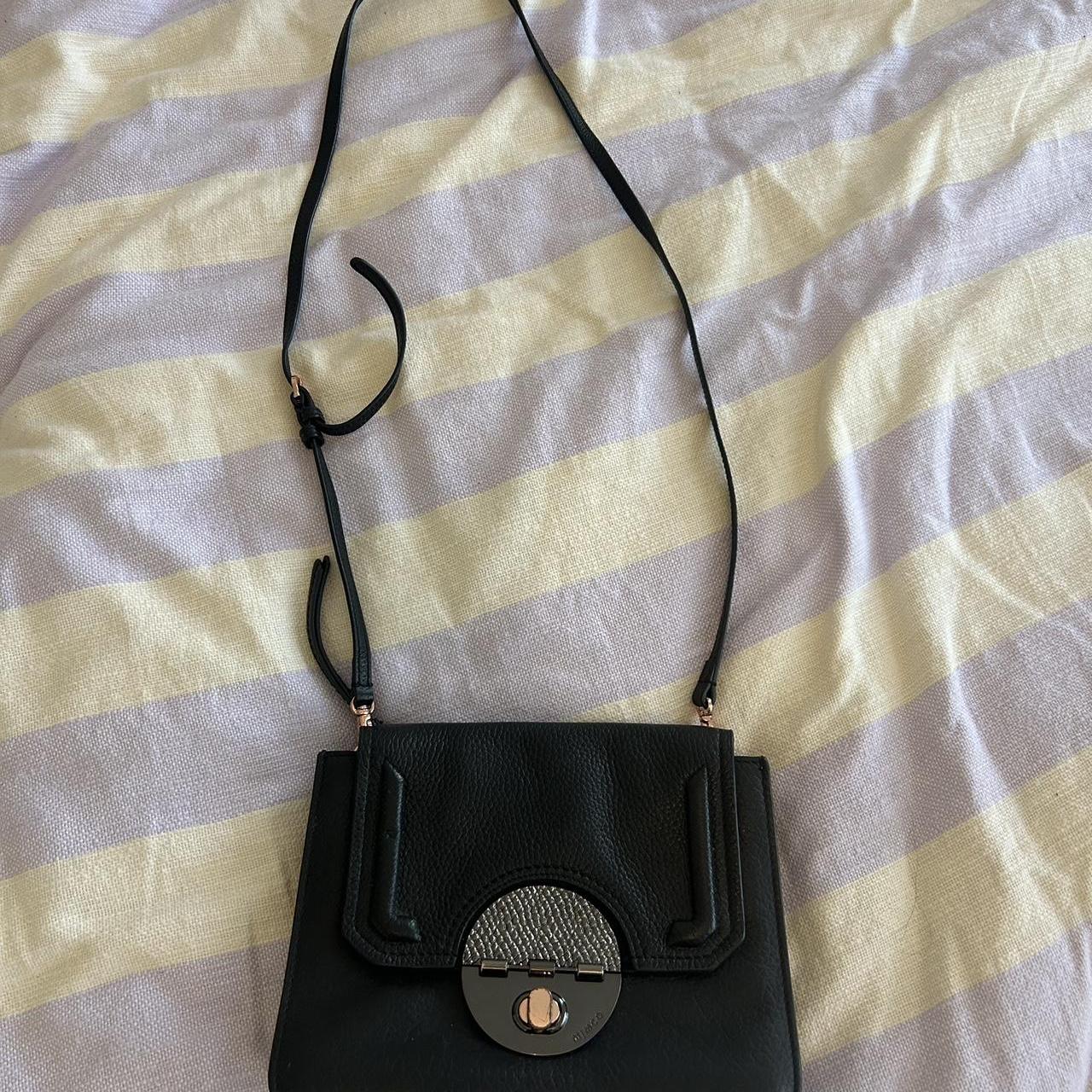 Mimco turn lock sling bag #handbag #mimco #designer - Depop