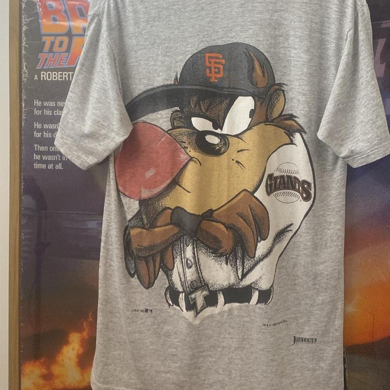 1993 Jostens Looney Tunes MLB Team Tee Size on... | Depop