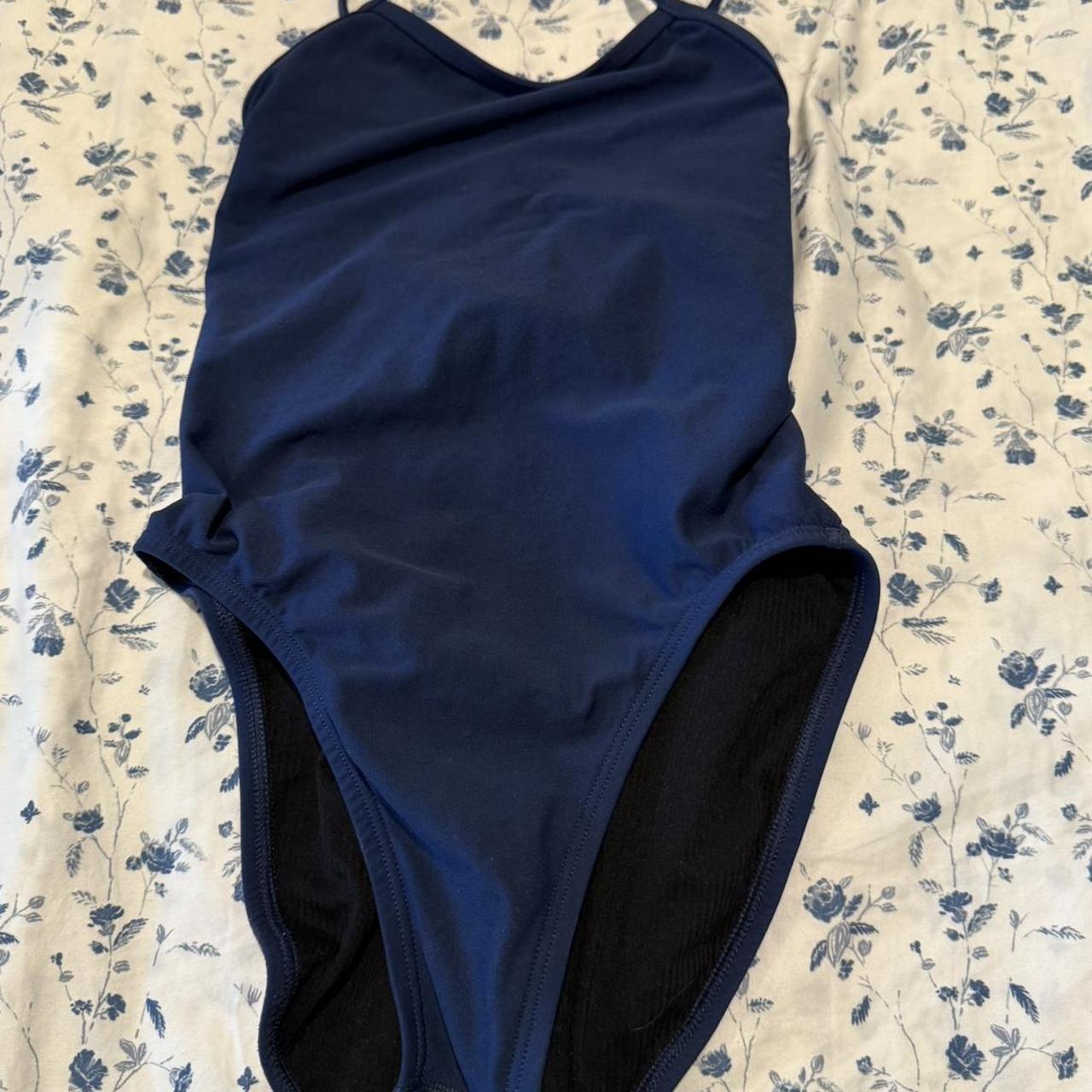 Navy Jolyn Brandon 2 Swimsuit Size 26 #jolyn | Depop