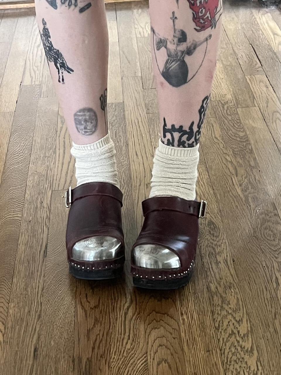 Needles x Troentorp - Safety Steel Toe Clogs in... - Depop