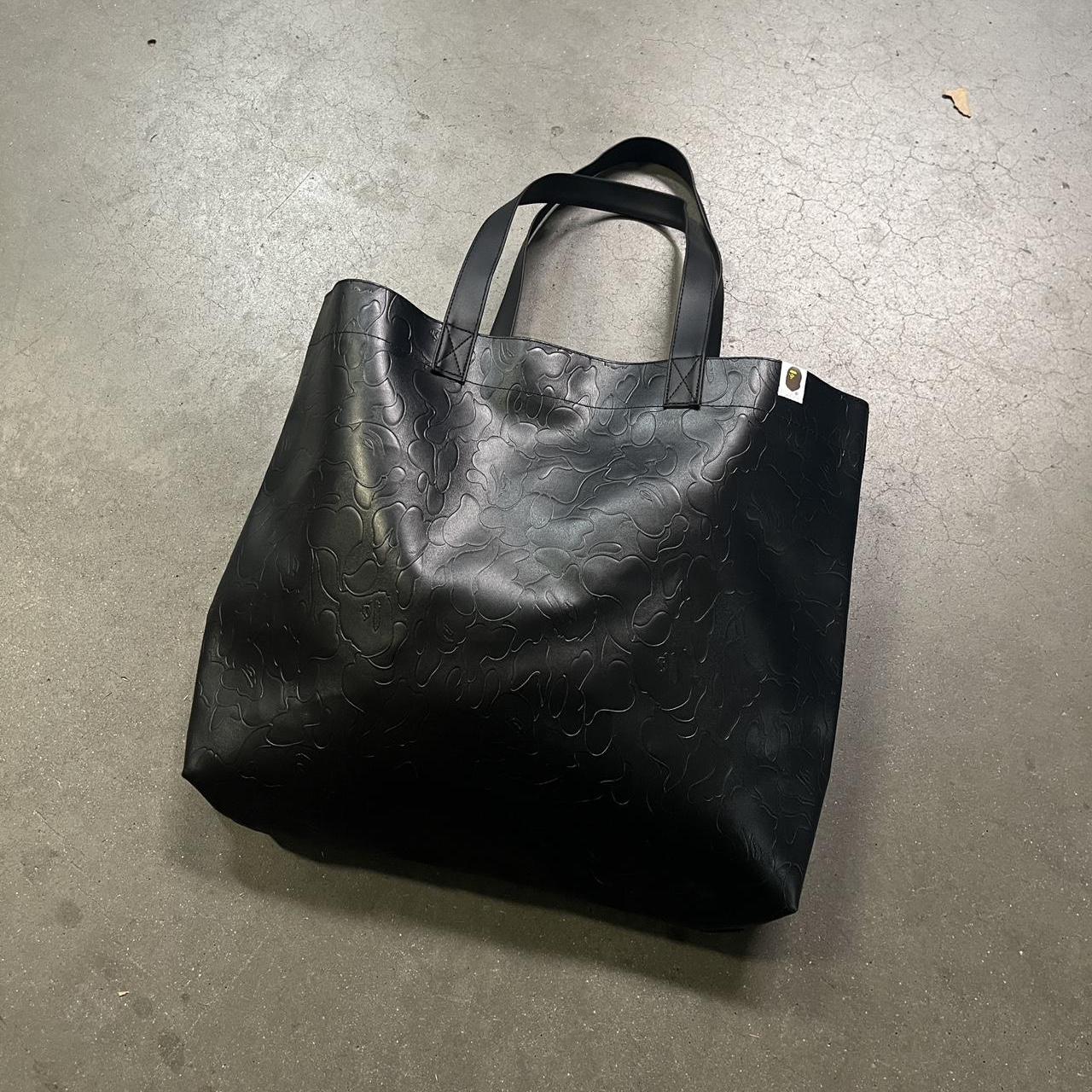 BAPE Leather Bag Size O/S | Depop