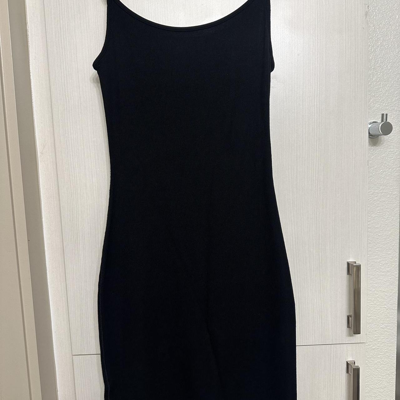 SKIMS black mini bodycon dress #skims NEVER used... | Depop