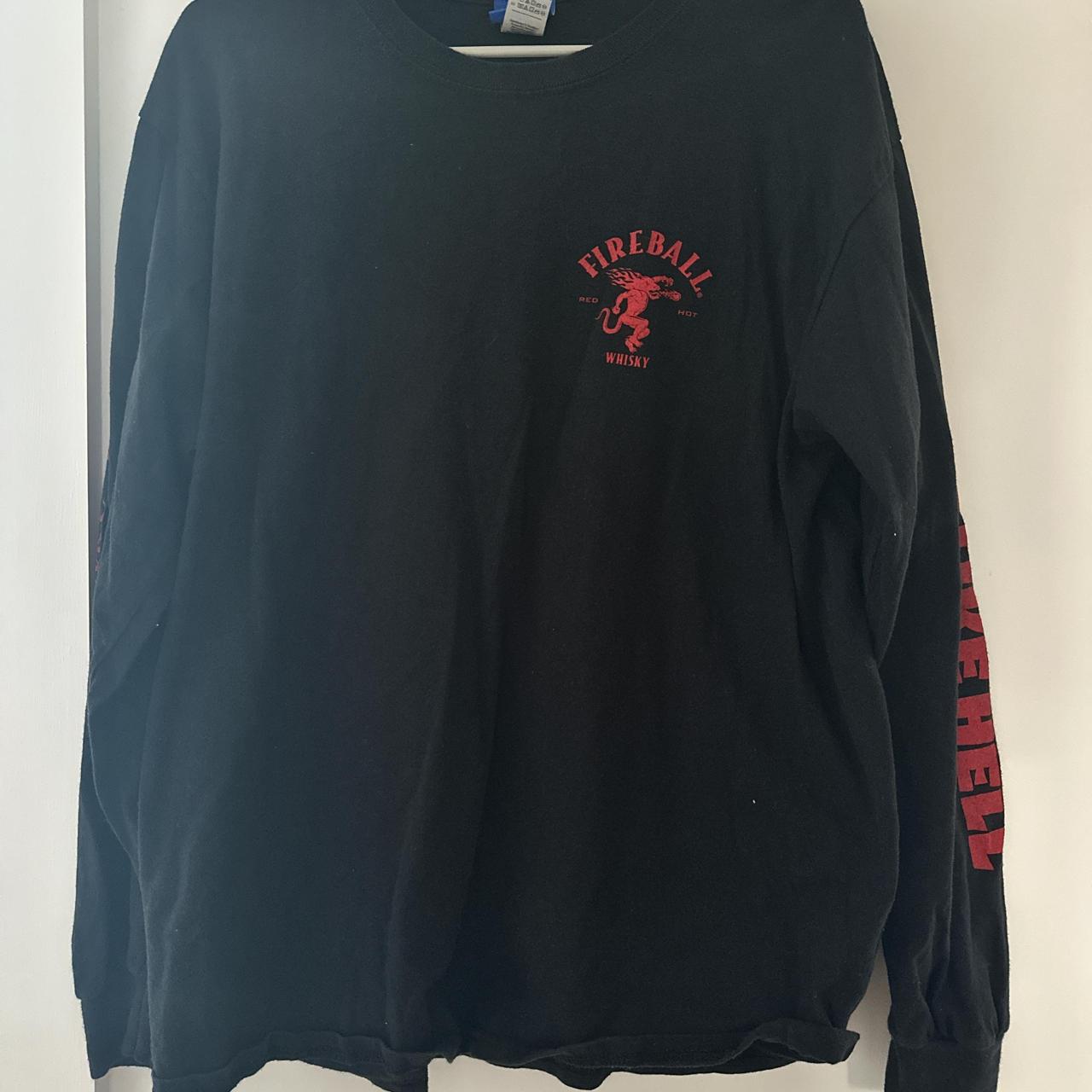Fireball long sleeve graphic tee #longsleeve #fireball | Depop