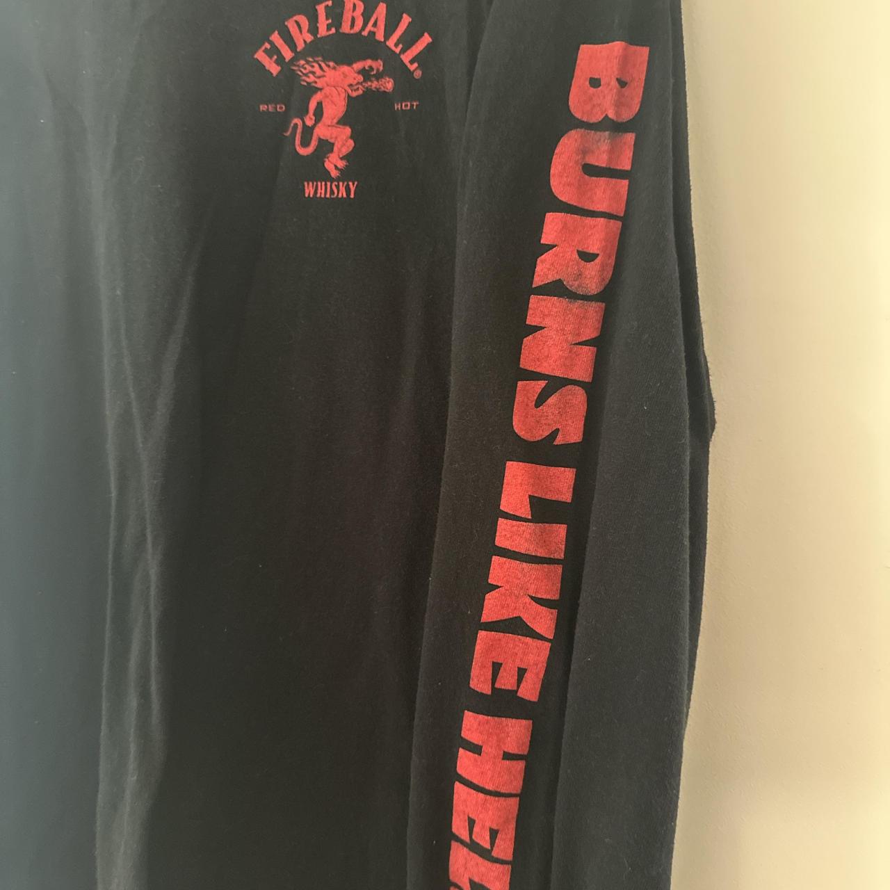 Fireball long sleeve graphic tee #longsleeve #fireball | Depop