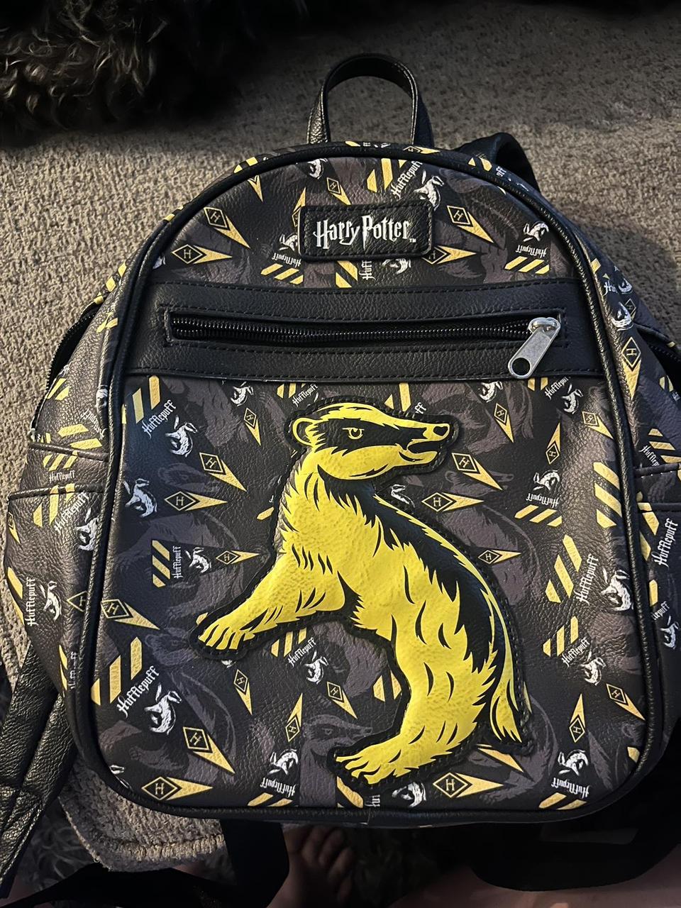 Harry Potter Hufflepuff Loungefly backpack - Depop