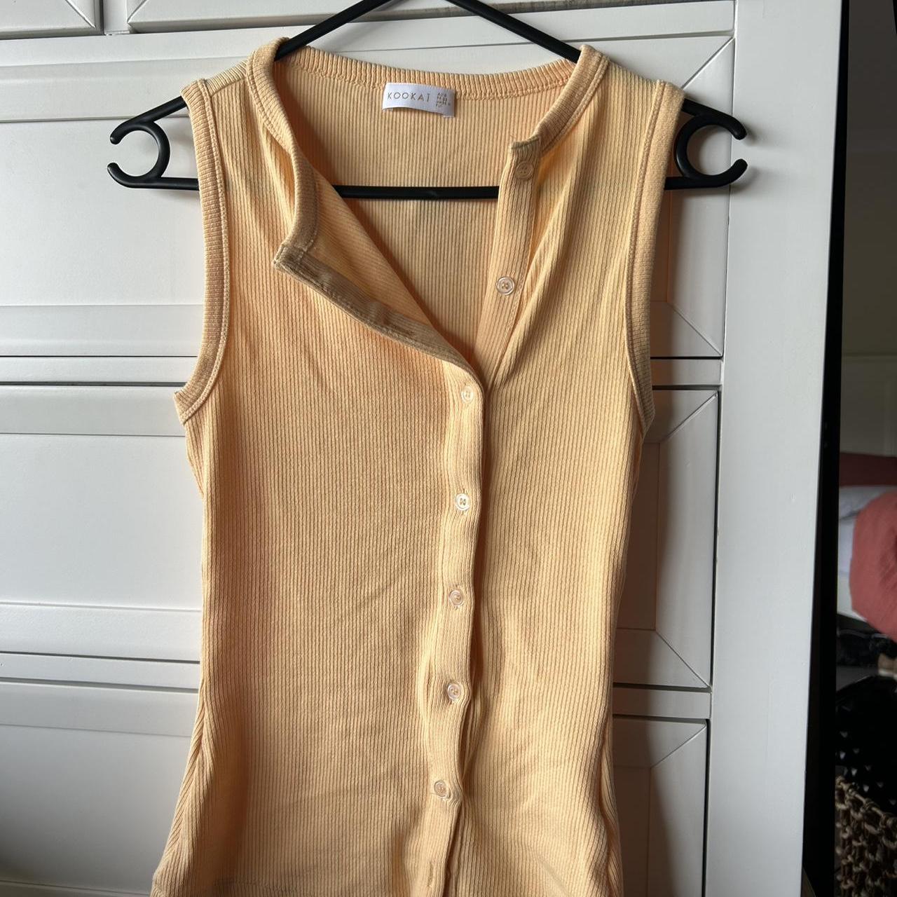 Kookai Bec button tank never worn out but I have... | Depop
