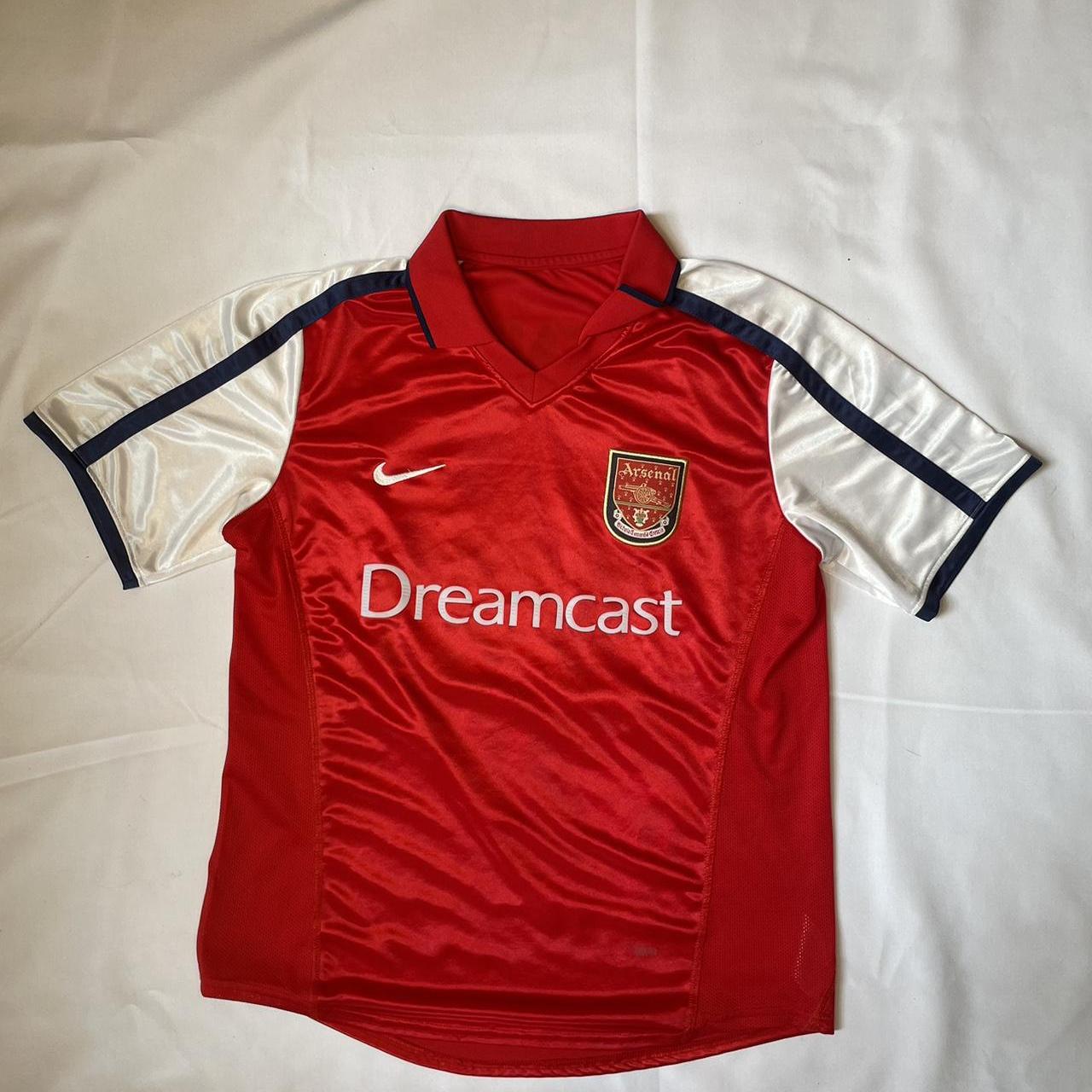 Thierry Henry 14 Dreamcast retro Arsenal home shirt... - Depop