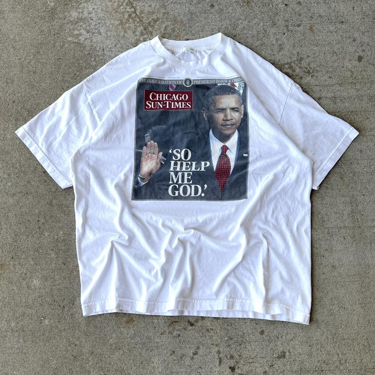 Vintage Obama Tee Size XXL 24.5x31” - Depop