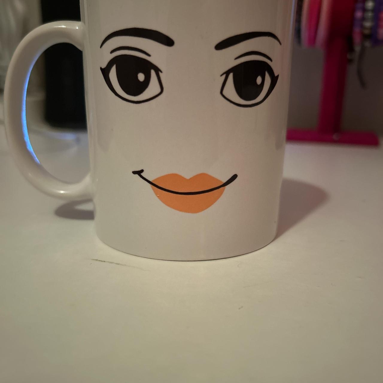 Roblox woman face mug | Depop