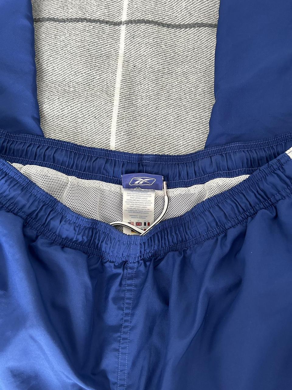 Vintage reebok stripe wide leg trackies ️ Great... - Depop