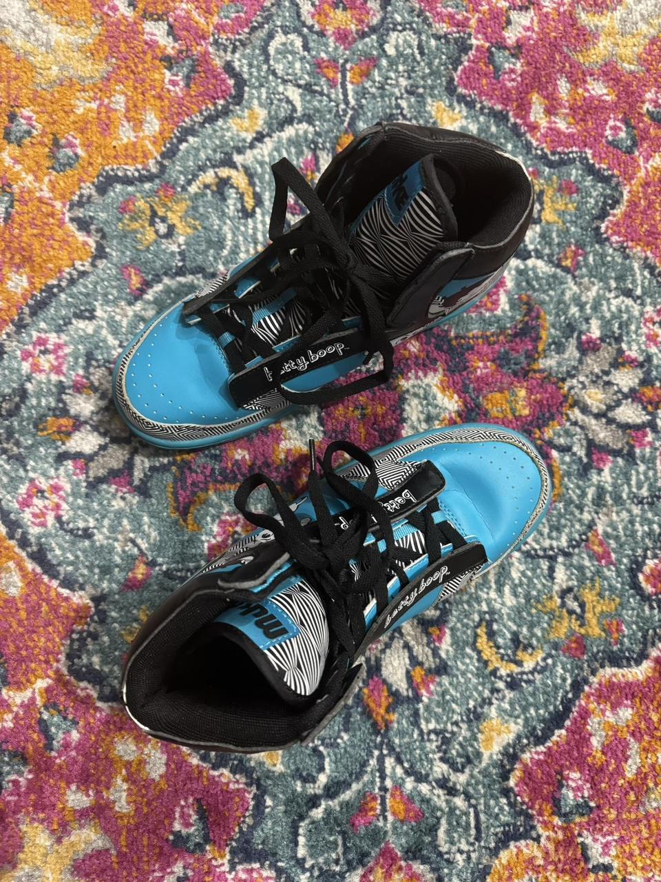 Milkshake NYC Shoes Betty Boop Rare Aqua Blue Size 9... - Depop