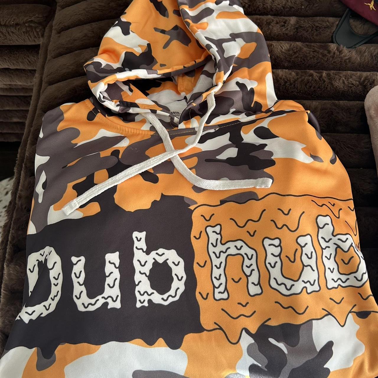 Dubhub Orange OG Camo hoodie #dubhub #dubstep | Depop