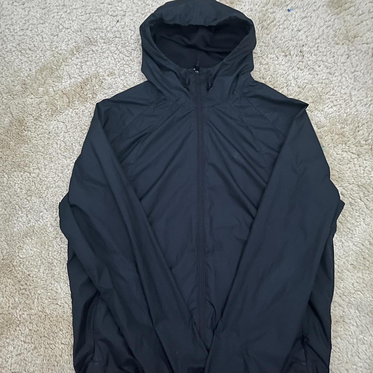 Black Jordan windbreaker. Has 2 inside pockets.... | Depop