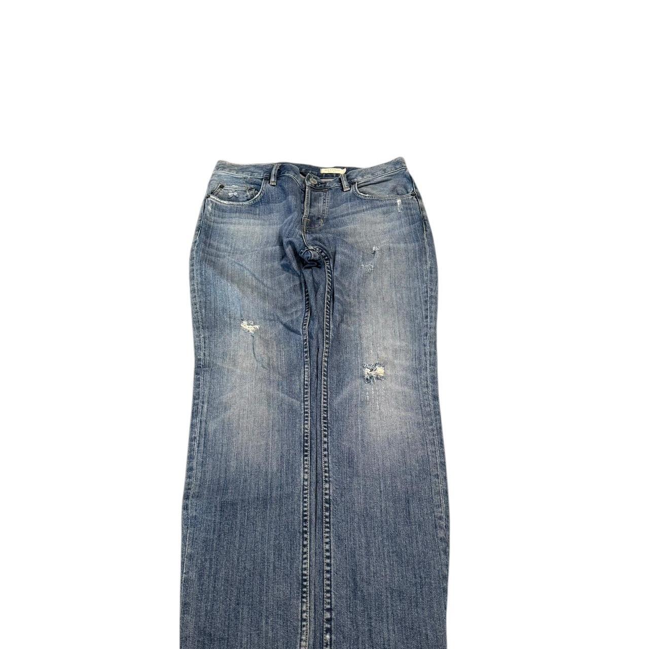 Allsaints “rex” jeans distressed skinny jeans skater... | Depop