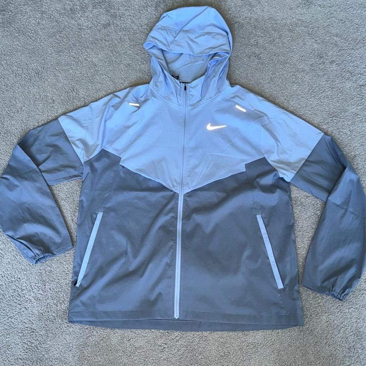 Nike Windrunner Baby Blue and Nike dri fit Baby Blue... - Depop