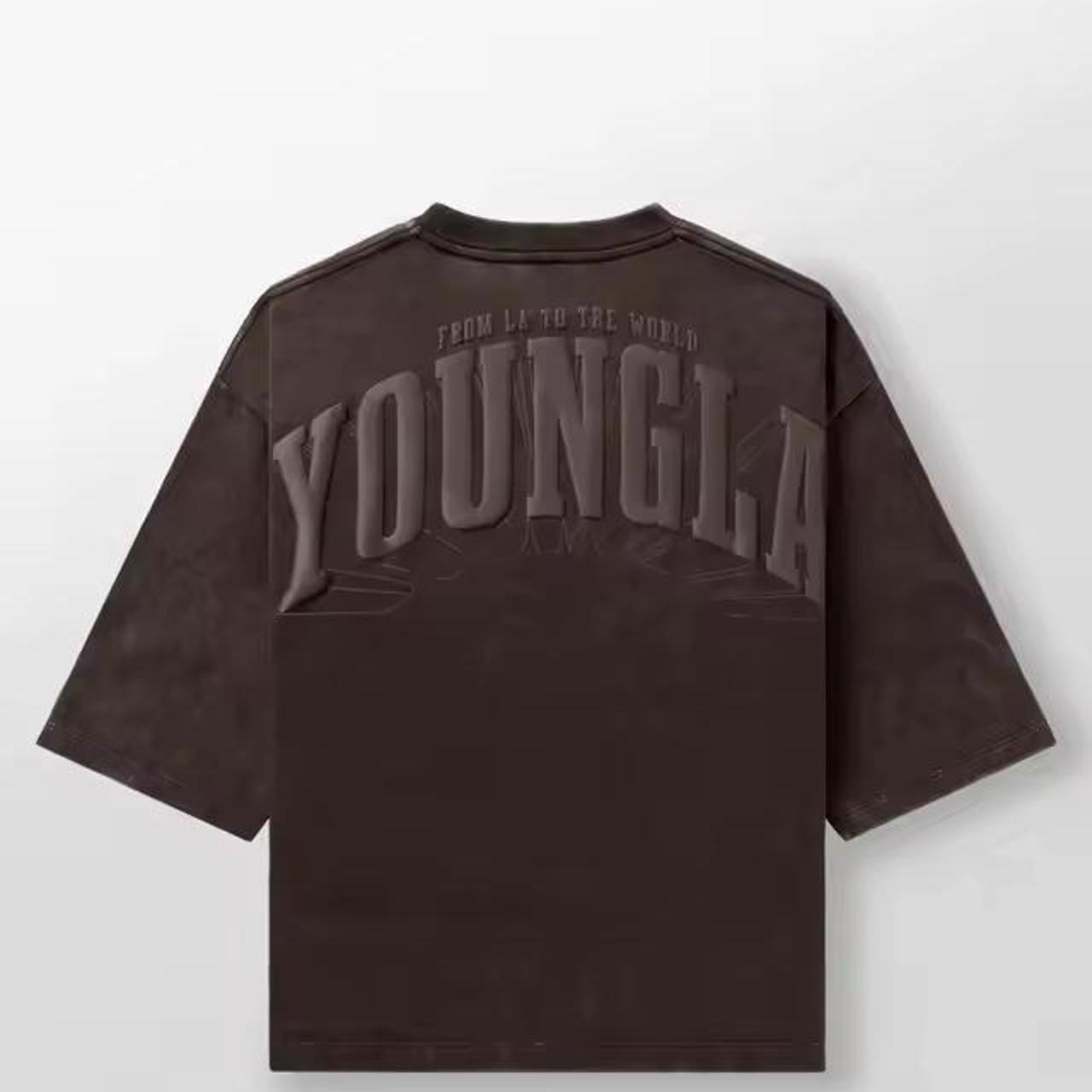YoungLA Oversized T Patchwork Font | Depop
