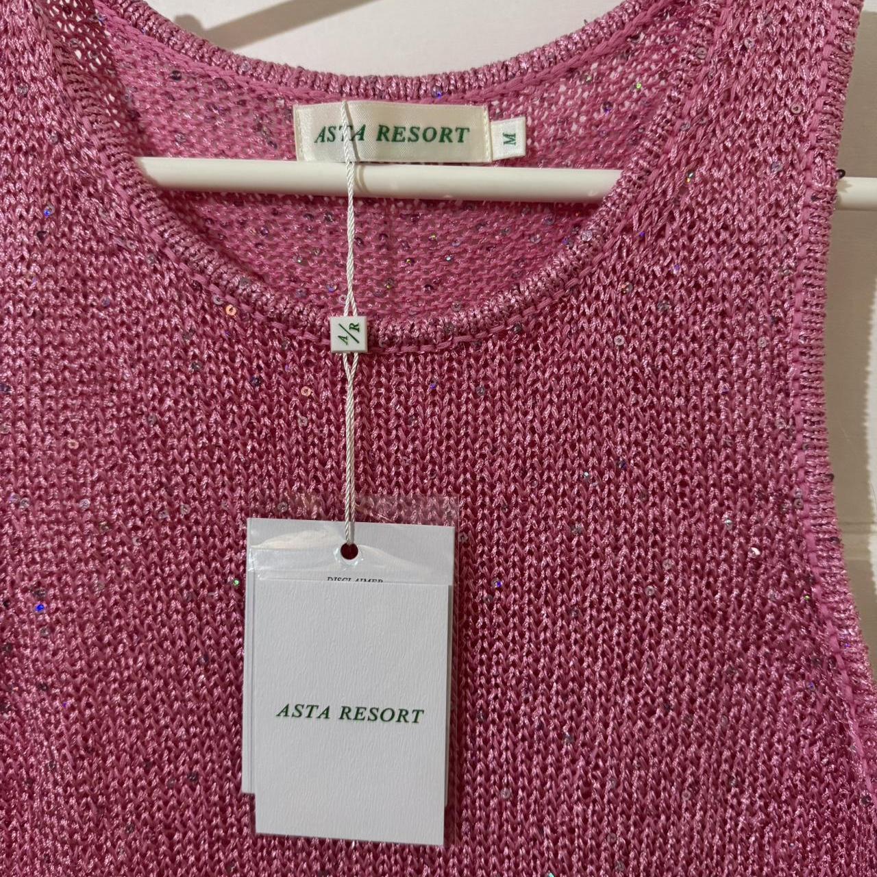 The Natalia Mini Dress in Azalea Sequin by ASTA... | Depop