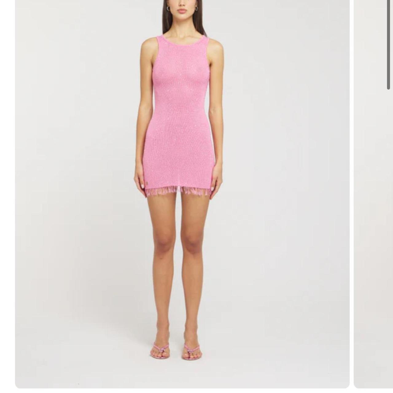 The Natalia Mini Dress in Azalea Sequin by ASTA... | Depop