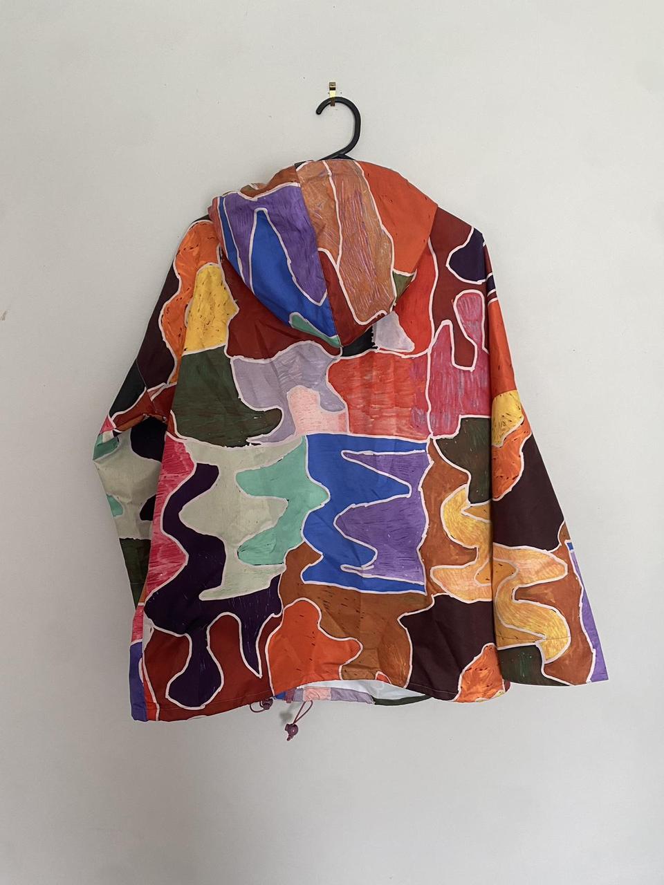 Gorman rain coat s/m Such a fun pop of colour for... - Depop