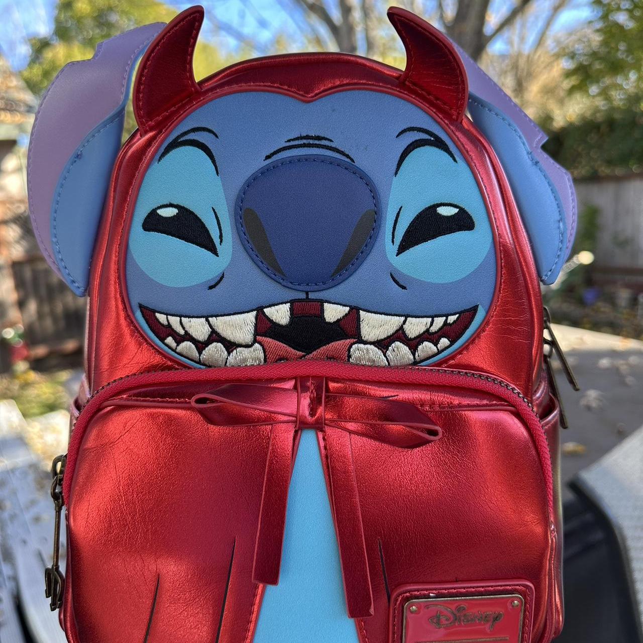 Stitch devil lounge fly backpack. Brand new with tags. | Depop