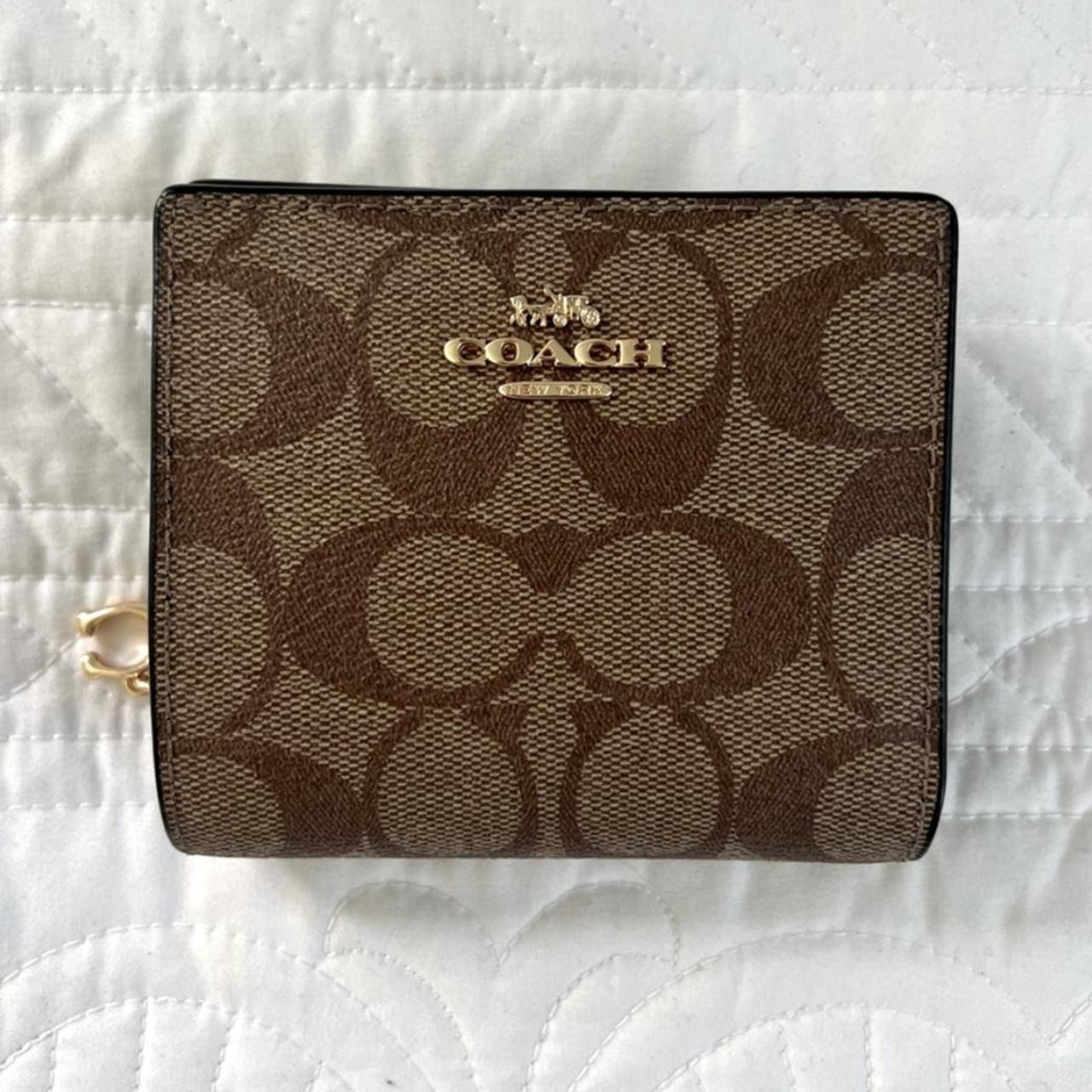 Coach wallet - 3 card slots and ID slot - zip coin... | Depop