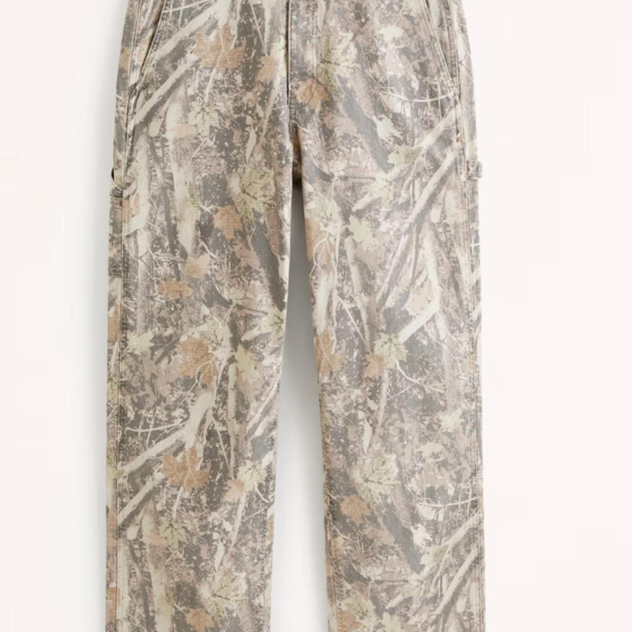 Abercrombie & Fitch Signature Stretch Denim Camo... | Depop