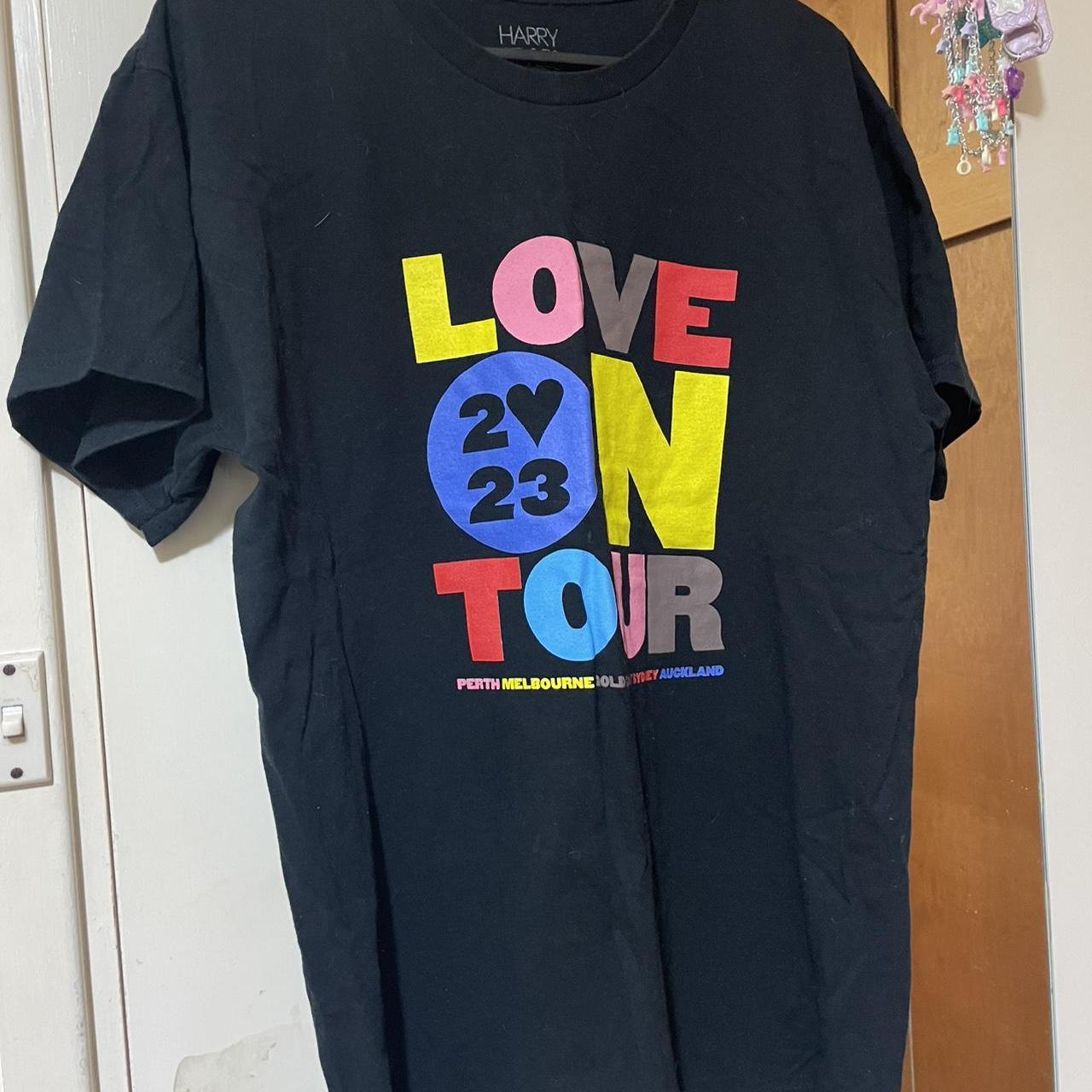 Harry Styles Love on Tour 2023 black... | Depop