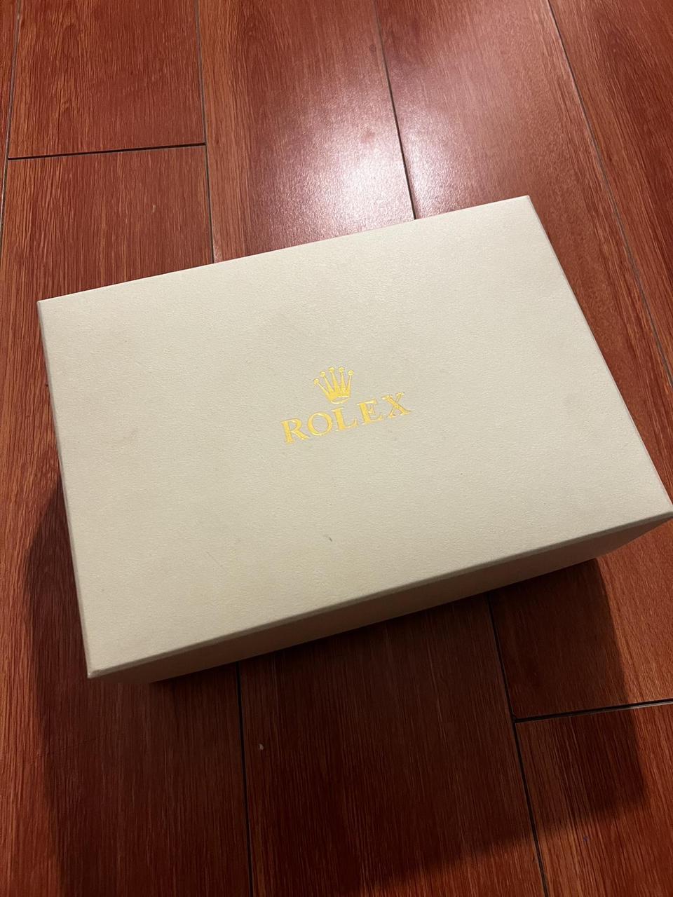 Rolex box lime green box - Depop