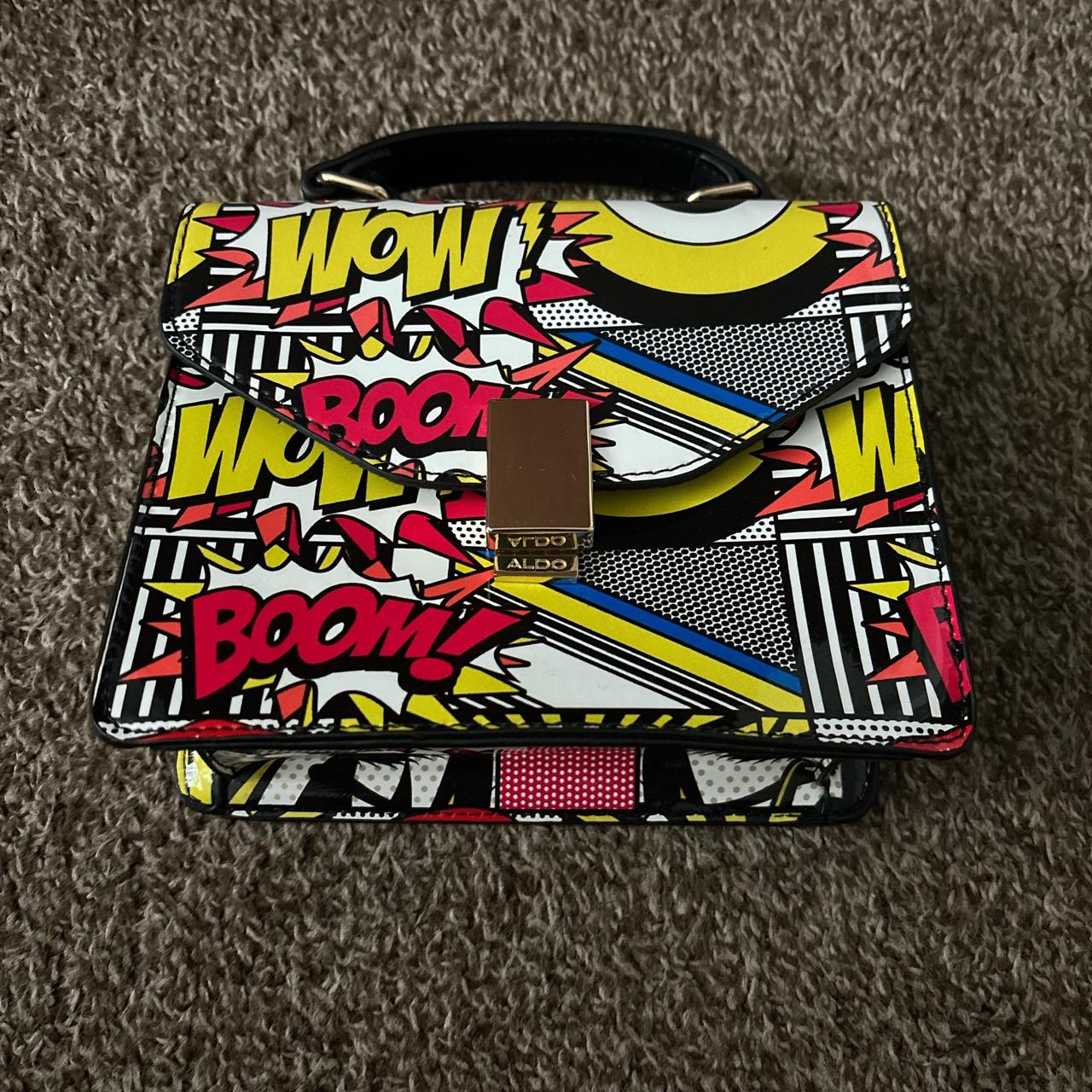 aldo comic book purse hand held & crossbody 2 small... | Depop