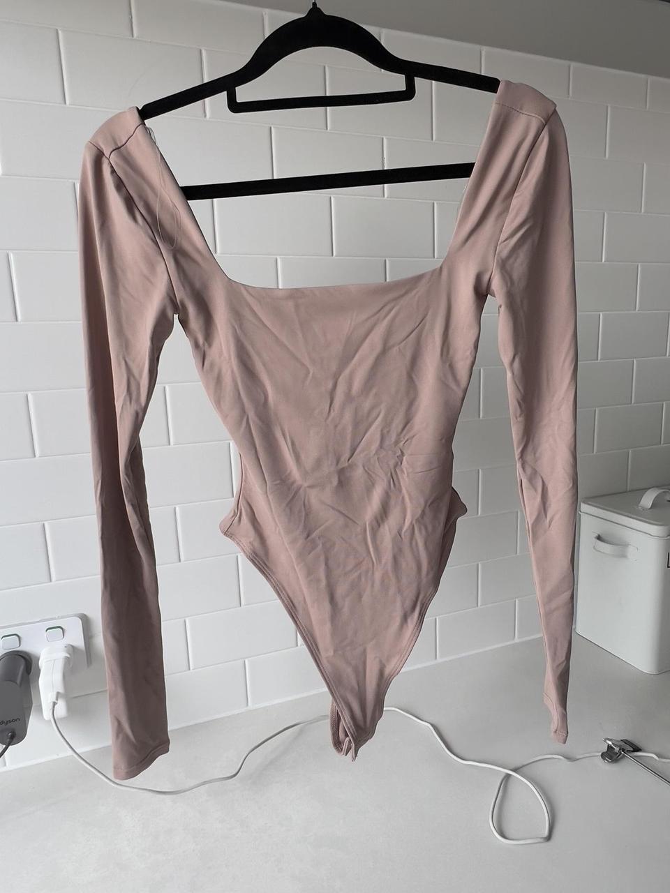 Supré Luxe square neck long sleeve body suit. Never... - Depop