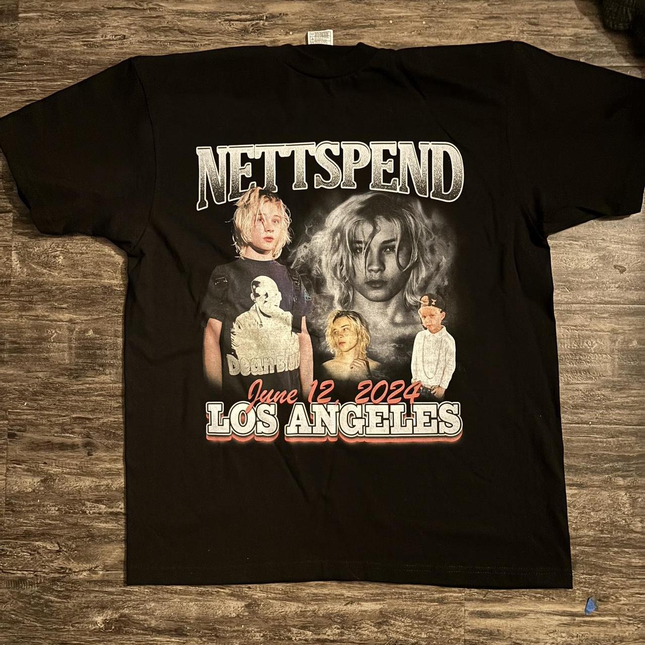 NETTSPEND EXCLUSIVE LA SHOW MERCH 6/12/24 AUTHENTIC... - Depop