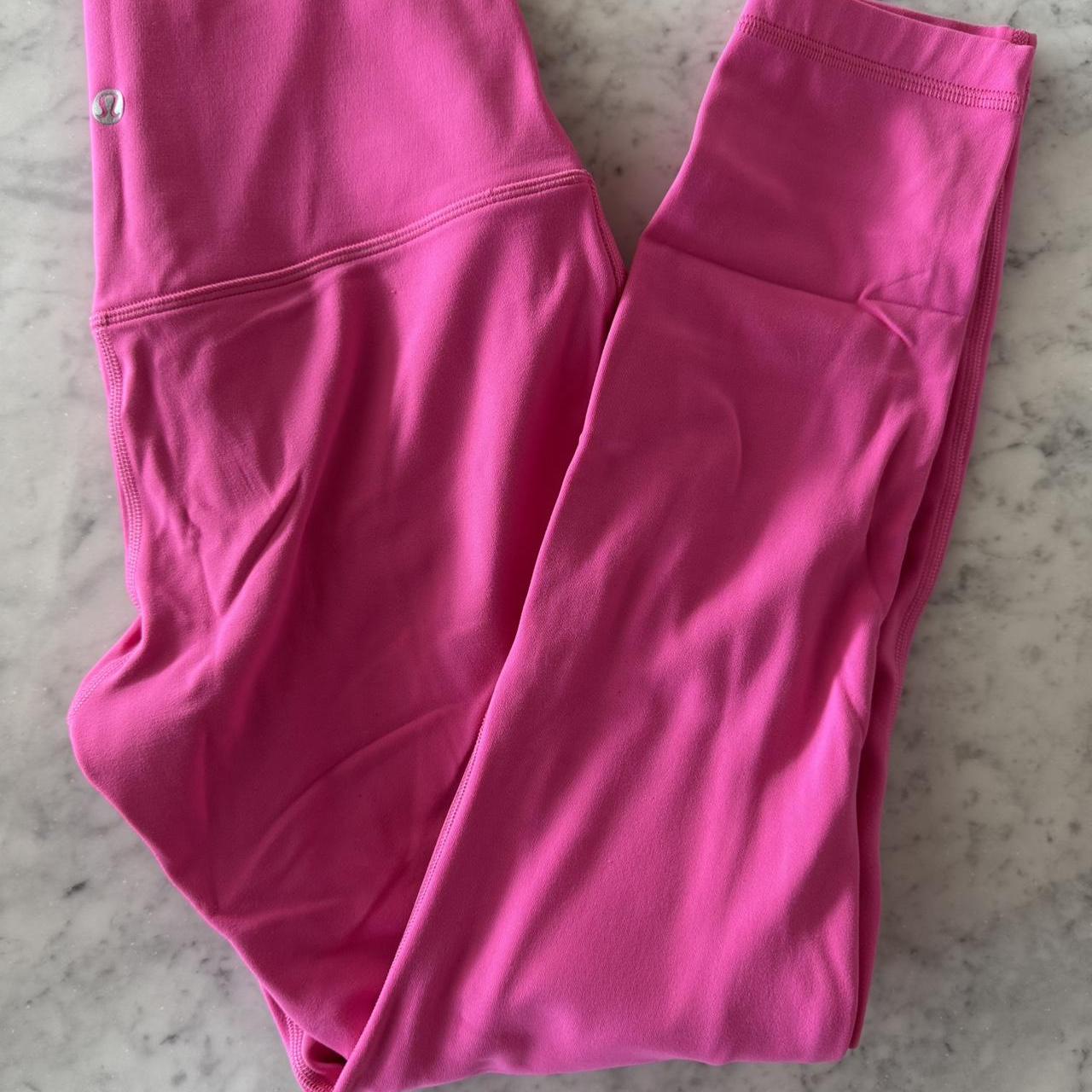 Pink Lululemon leggings | Depop