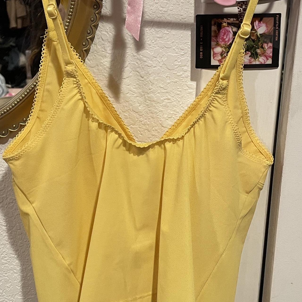 yellow lightweight cami from urban never worn size... | Depop