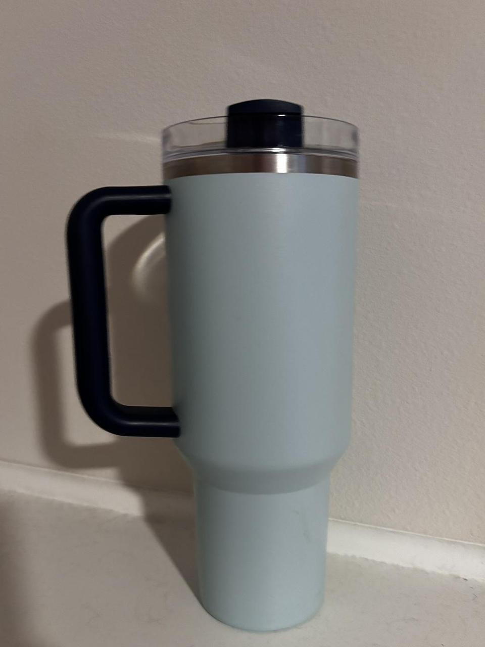 Blue limited edition target stanley. CLEANED!!! Used... - Depop