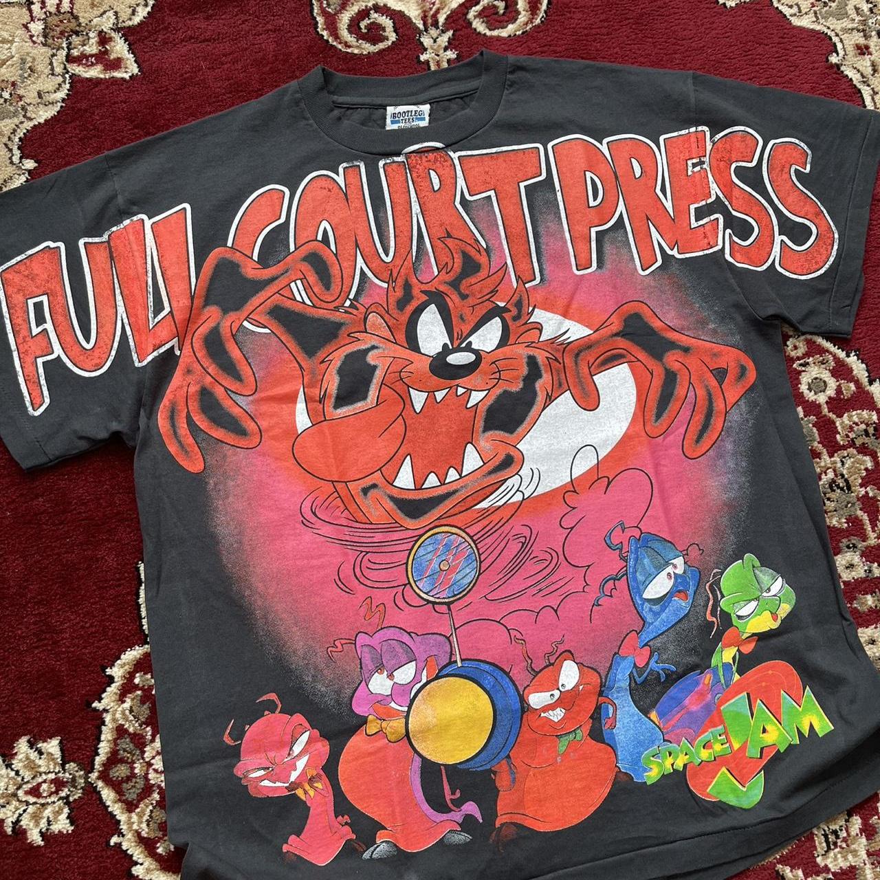 Sick Space Jam Taz AOP shirt! Great condition Size... | Depop