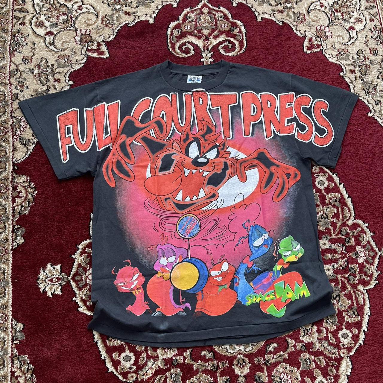 Sick Space Jam Taz AOP shirt! Great condition Size... | Depop