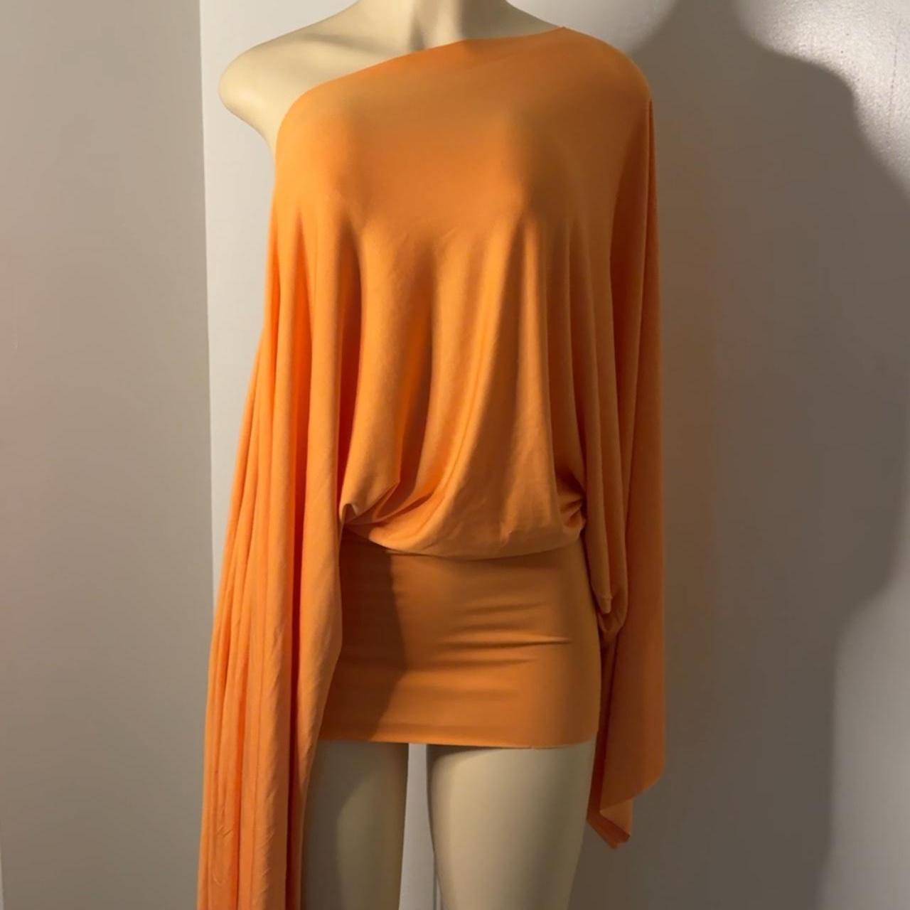 orange batwing dress variant , made to order (COLOR... | Depop