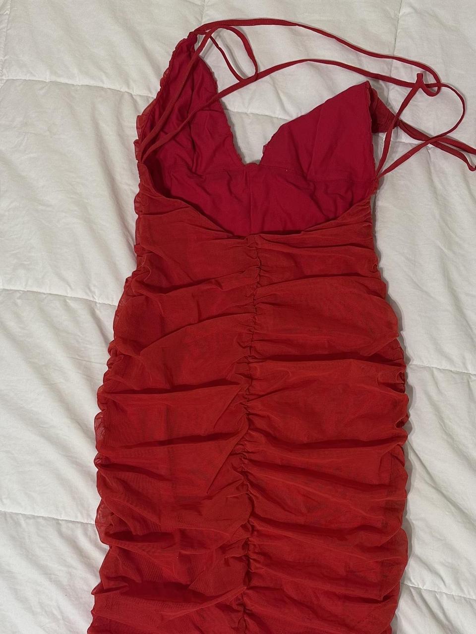 Michael Costello X Revolve Red Dress Size... - Depop