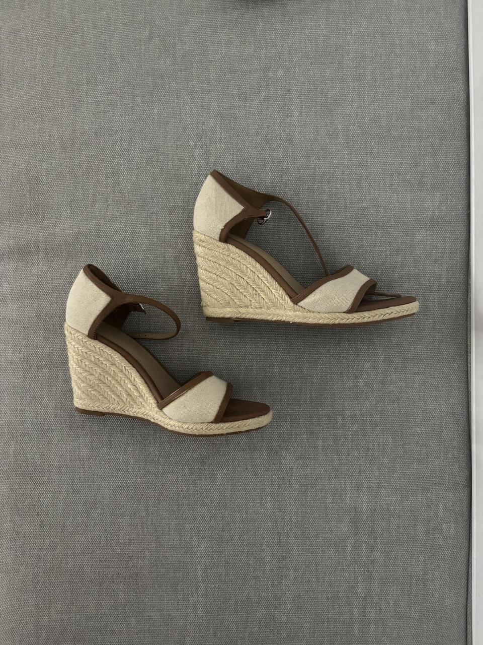 Beige & tan wedges 🤎 BRAND: Witchery SIZE: 8 The... - Depop