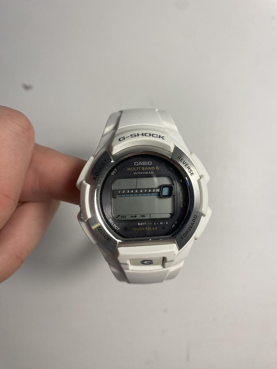 g shock white watch - Depop