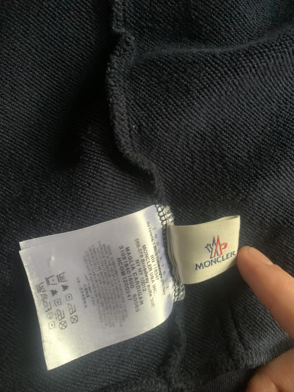 Moncler Medium hoodie labels. @maxdonnison - Depop
