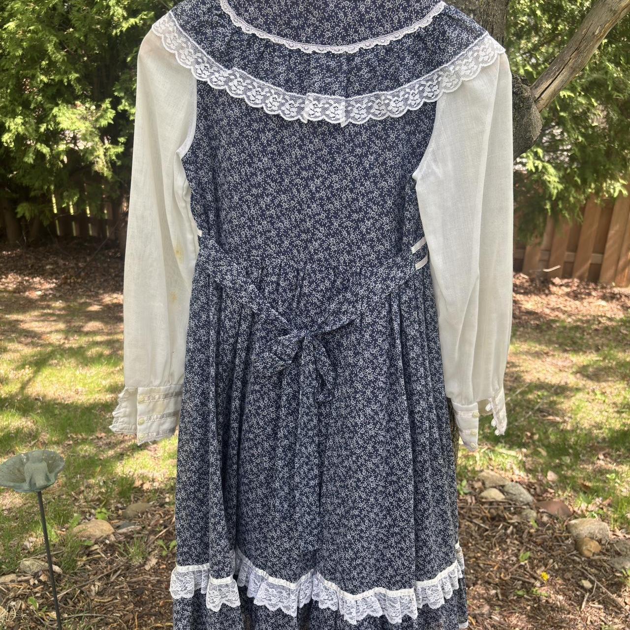 RARE 1970s Gunne Sax “Jeunes Filles” Prairie Dress... | Depop
