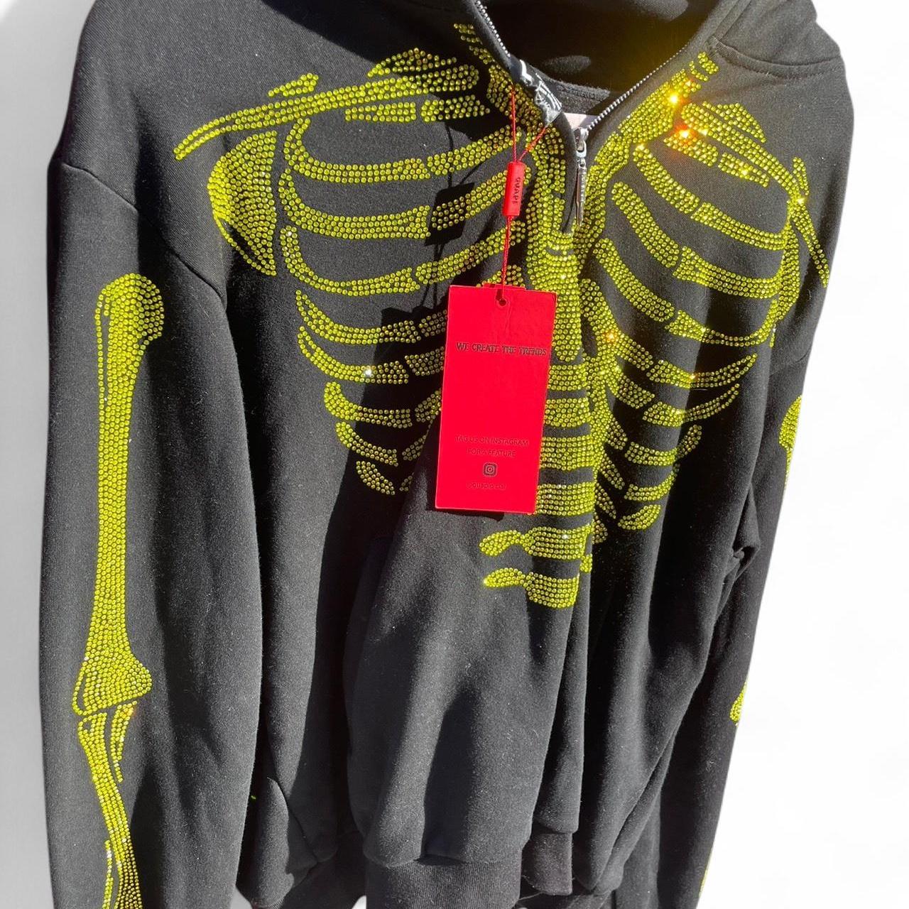 Skeleton Hoodie Guapi on Instagram Brand... | Depop