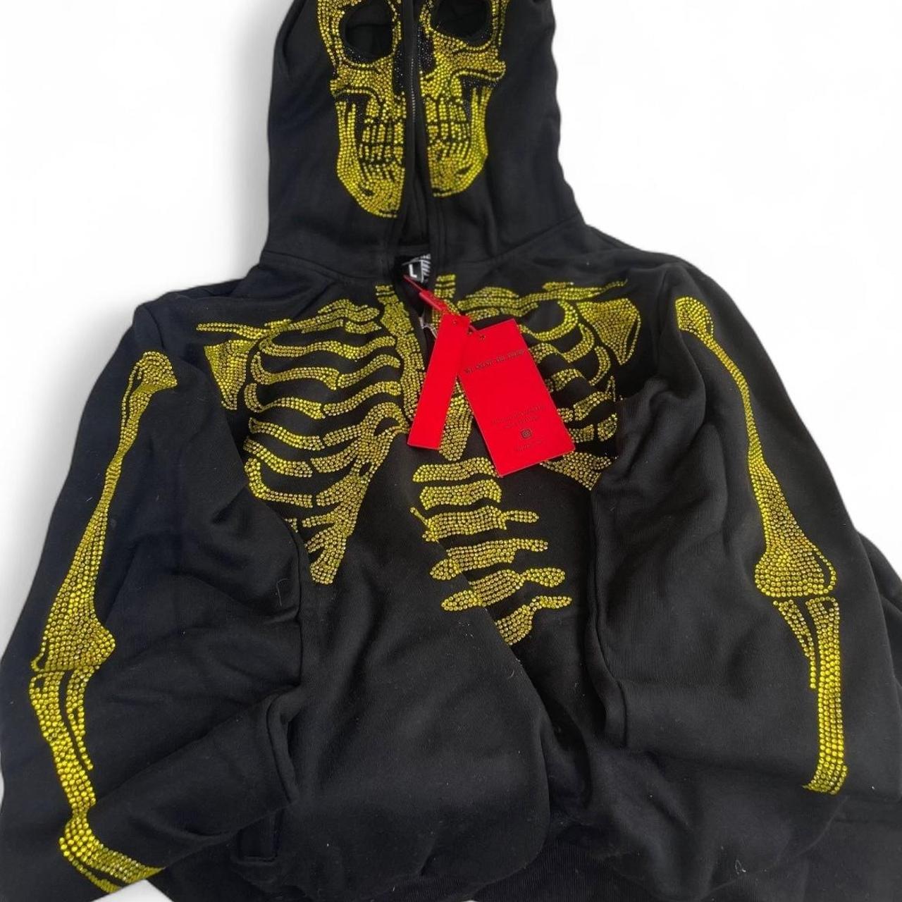 Skeleton Hoodie Guapi on Instagram Brand... | Depop