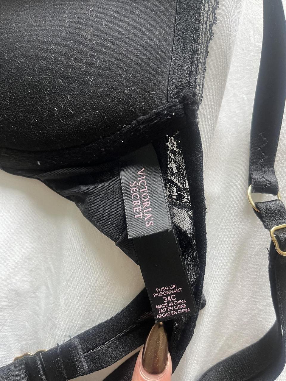 Victorias Secret Push Black Sexy Bra - Depop