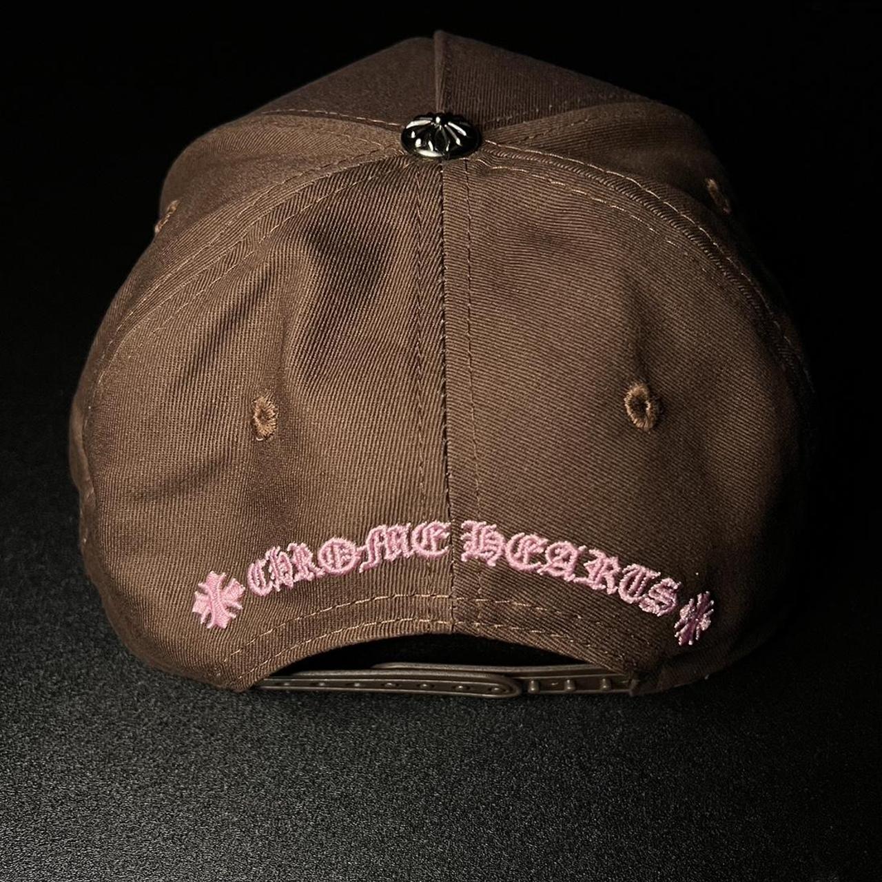 Chrome Hearts Hat - BROWN & PINK CH logo hat... | Depop