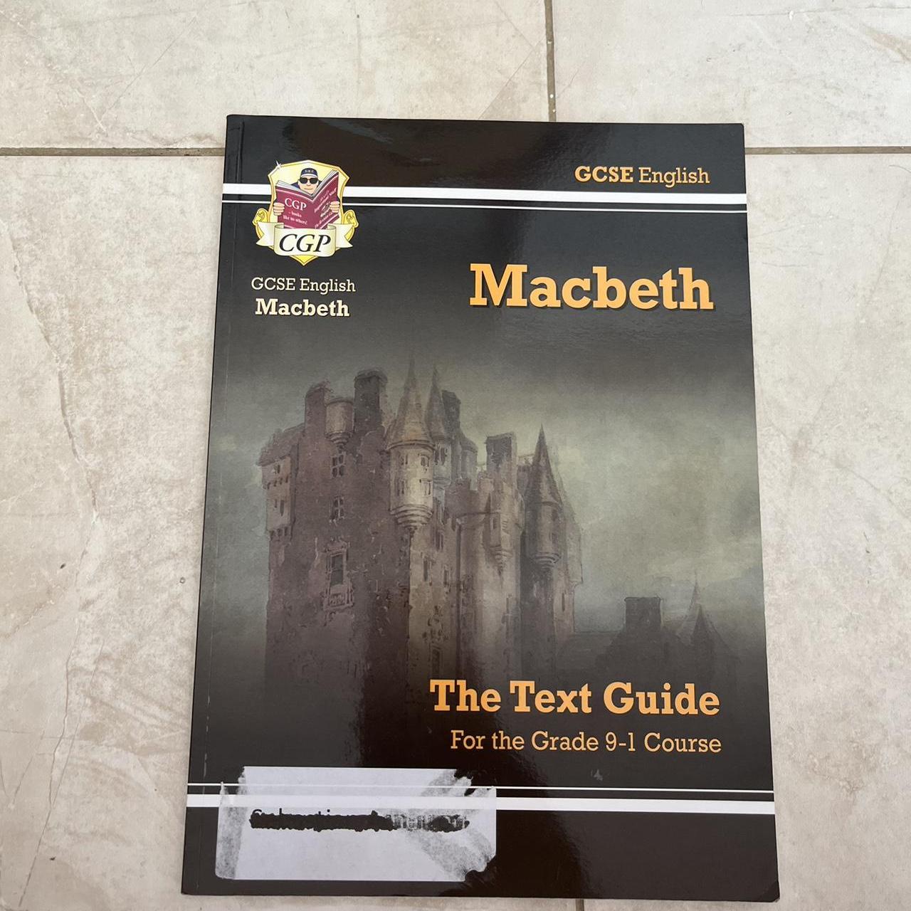 GCSE macbeth english literature CGP revision... - Depop