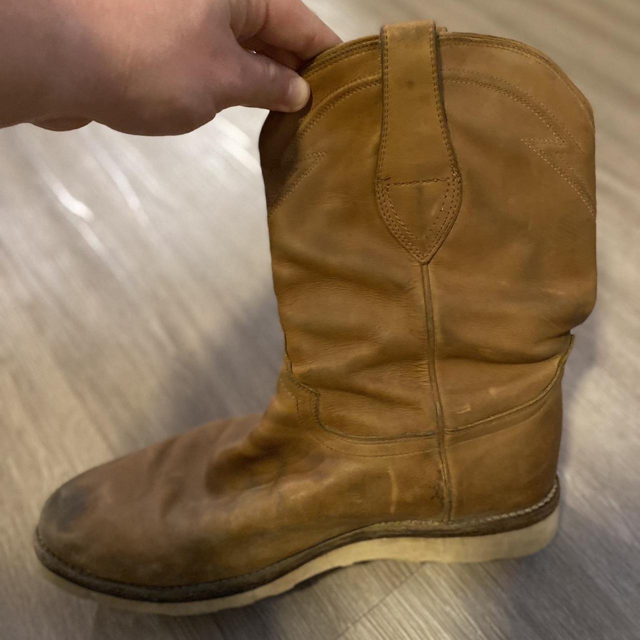 Tecovas work boots - Light wear / soles in great... | Depop